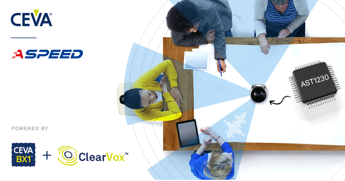 CEVA和信骅科技在第二代智能摄像头和视频会议系统语音体验 -icspec
