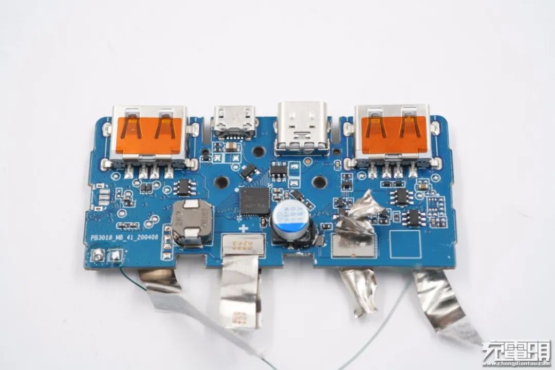 摆摊一晚还有电，小米30000mAh 18W快充移动电源拆解-icspec