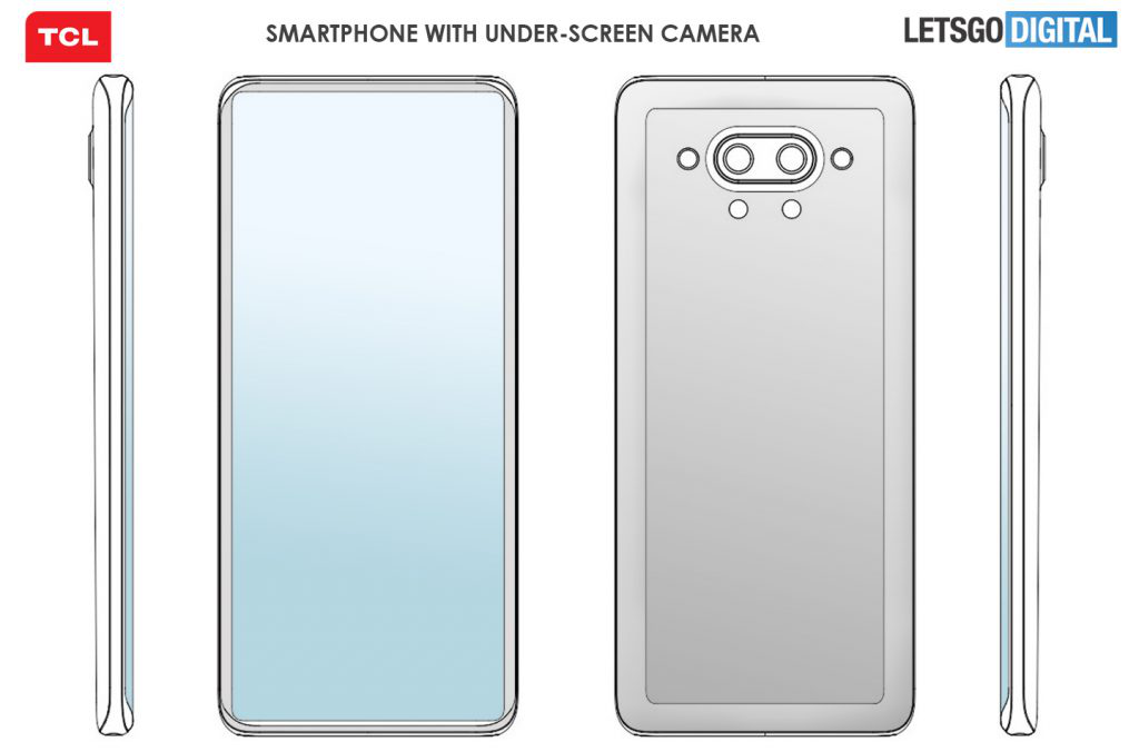 TCL新专利获批准，发力屏下摄像头智能手机研发？-icspec