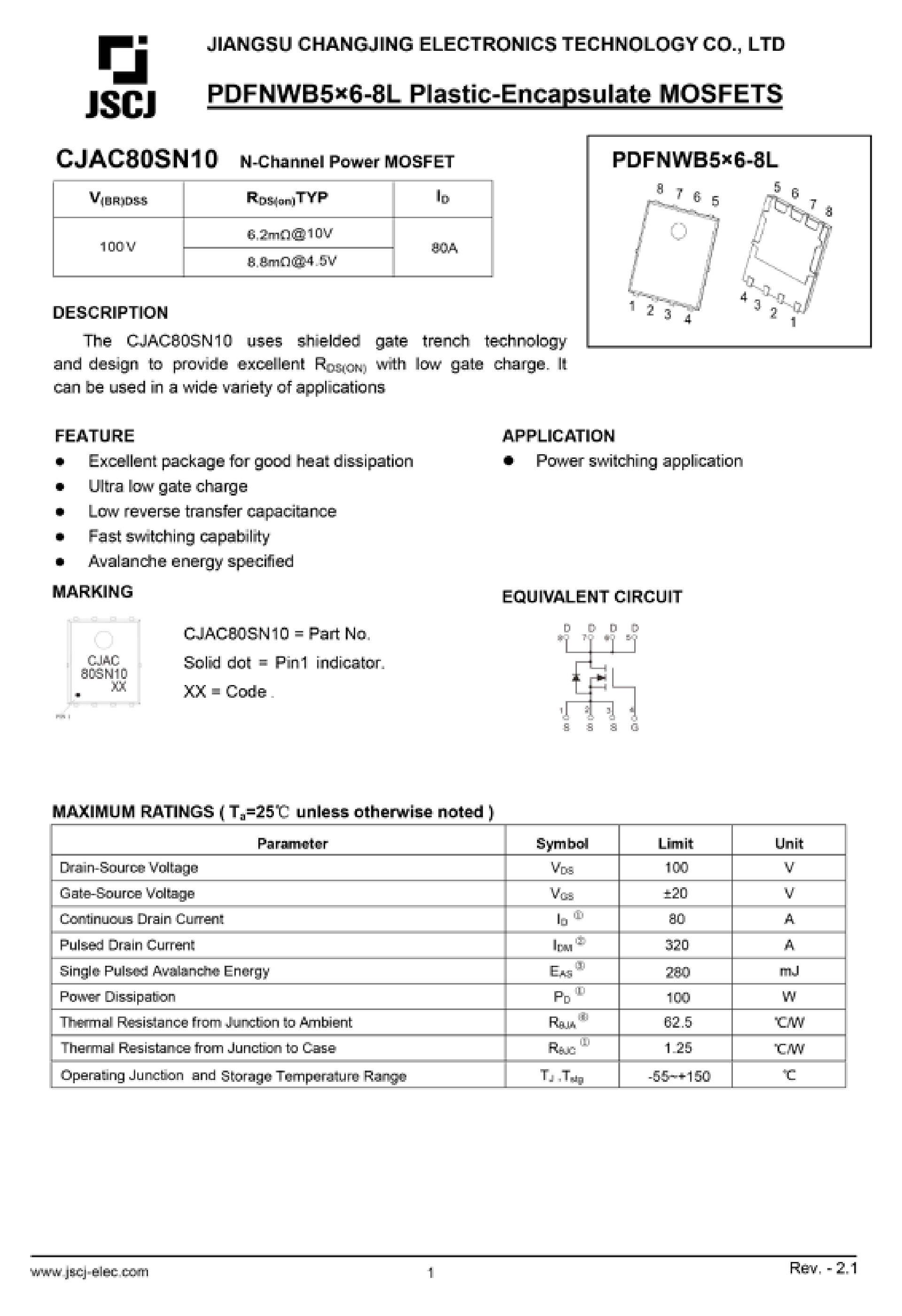 长晶科技MOS管CJAC80SN10获安克100W氮化镓超能充采用-icspec