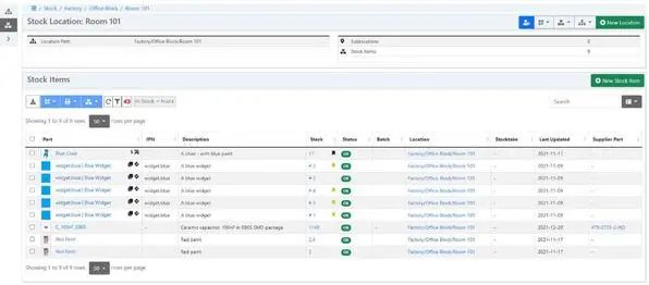 开源库存管理系统-InvenTree-icspec