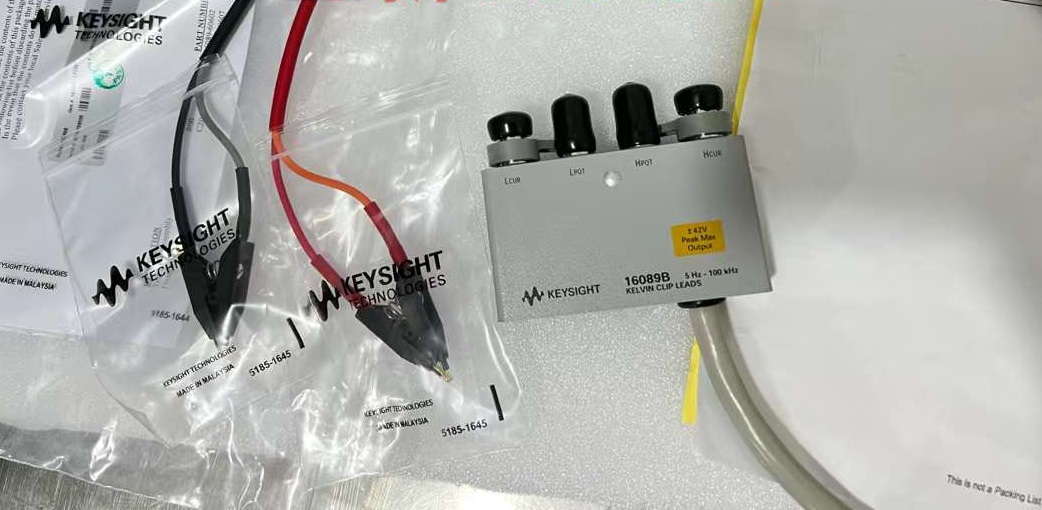 原装 16089B是德科技 | KEYSIGHT测试夹具5hz-100Khz-icspec