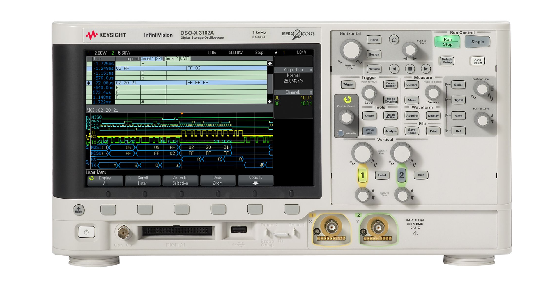 MSOX3014A混合信号示波器 100MHz 4端口-Keysight(原Agilent)安捷伦-icspec