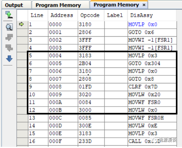 编译器生成代码的Hex浅析-icspec
