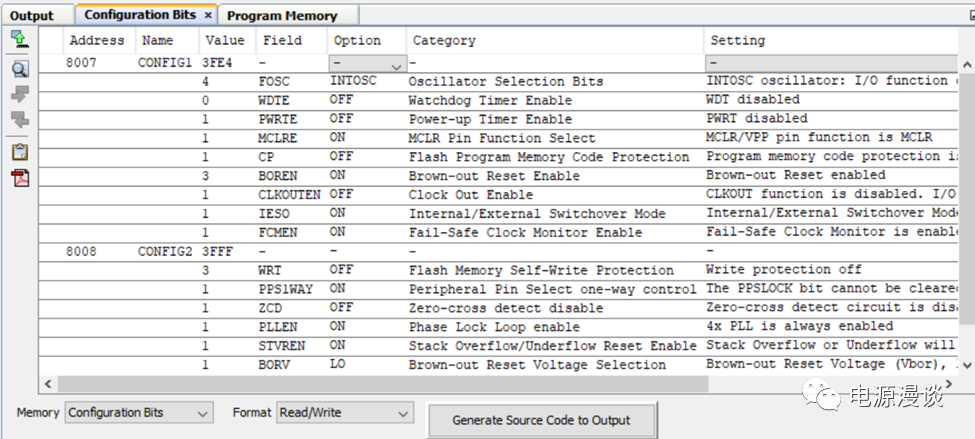 编译器生成代码的Hex浅析-icspec